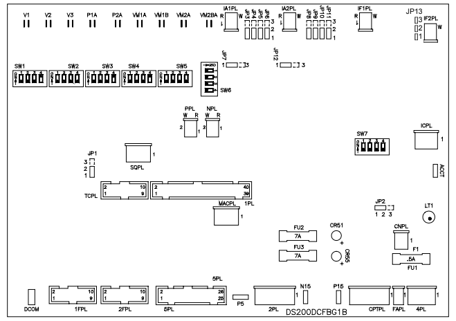 GE DS200DCFBG1B - DC Power Supply Feedback Board in Stock